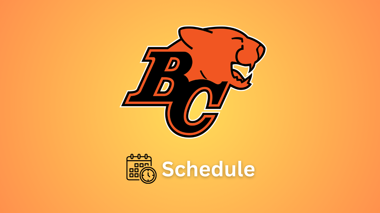 2025 BC Lions Schedule: Dates, Times, TV Channels
